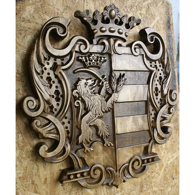 Város, megye és település címer faragása - CÍMEREK